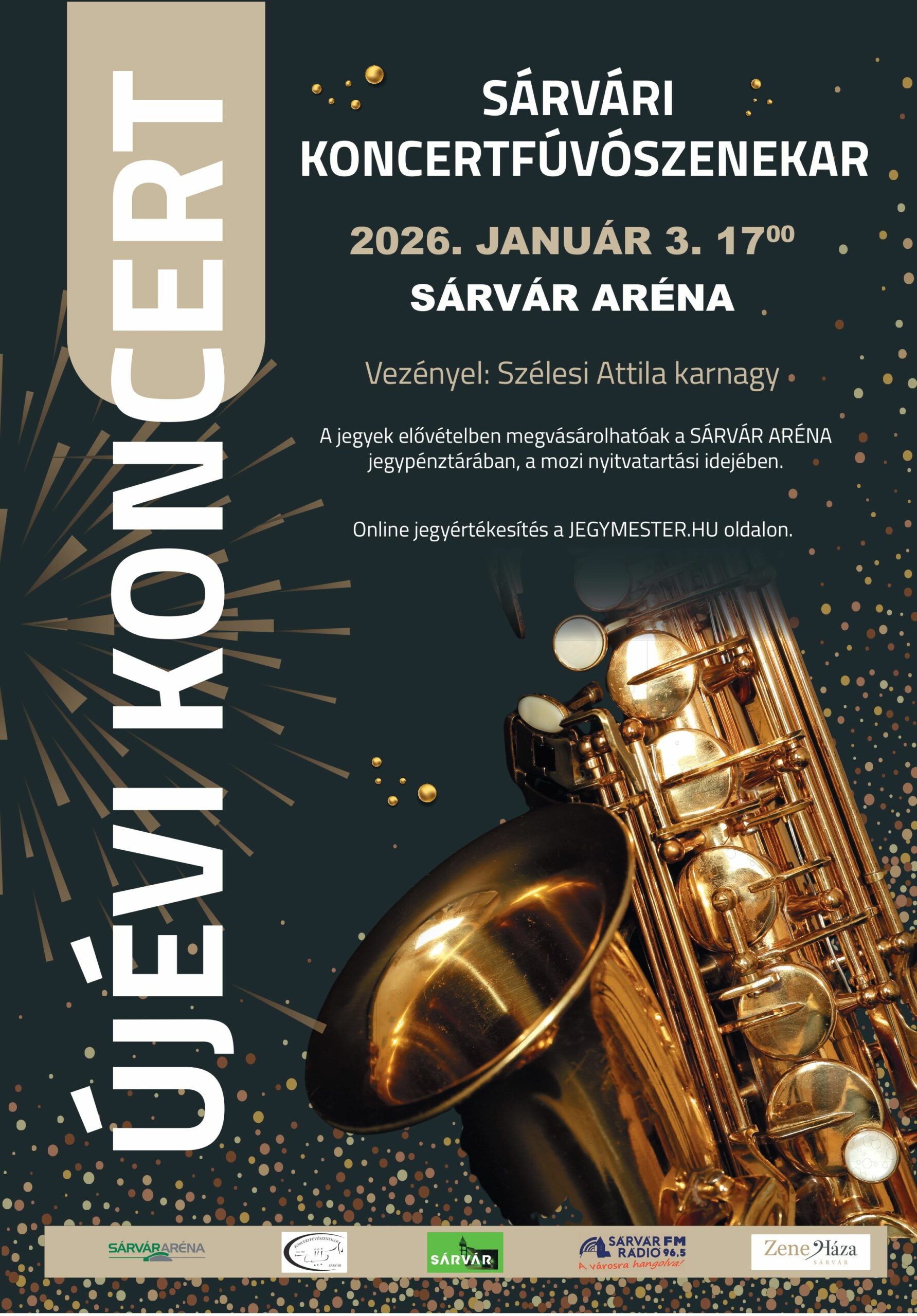 Sárvári Koncertfúvós zenekar. Újévi koncert - Sárvár